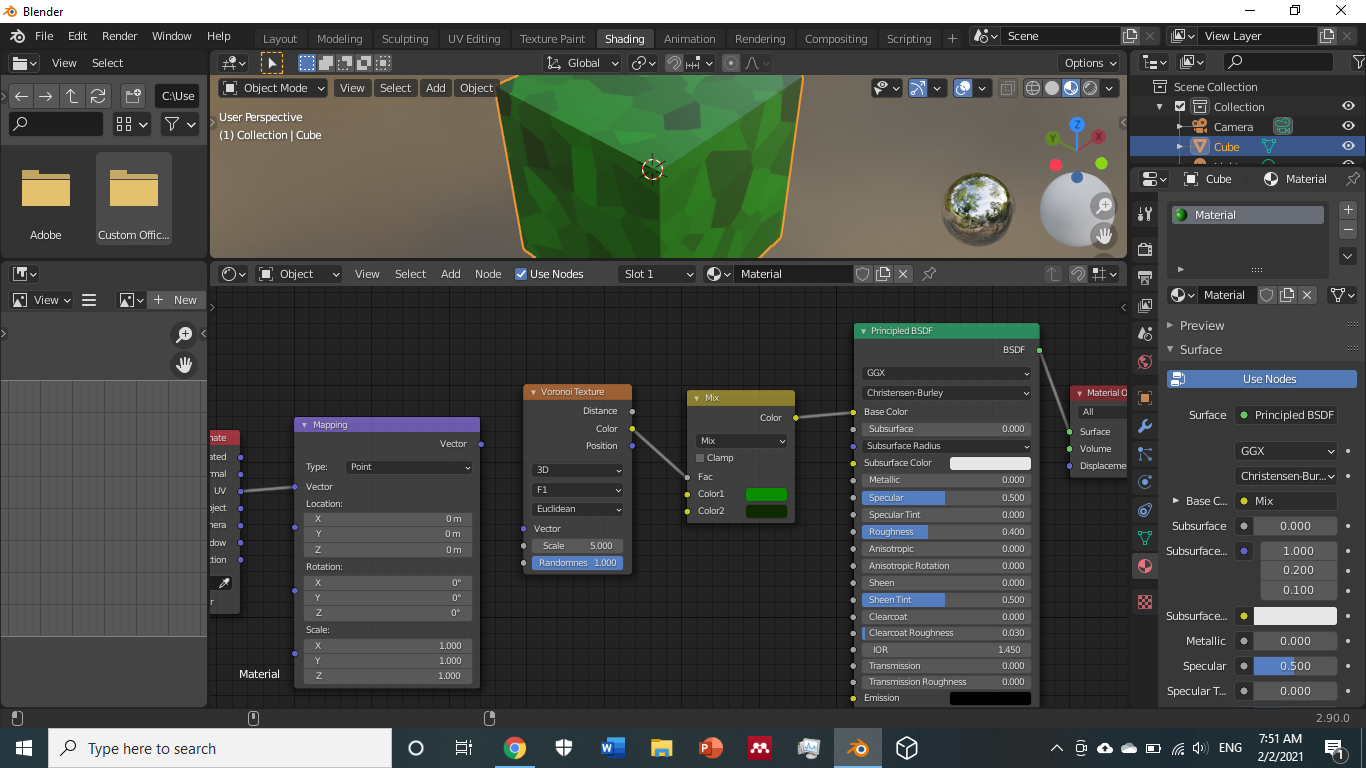 Texturing Dengan Shadingnode Editor Berita Gamelab Indonesia 